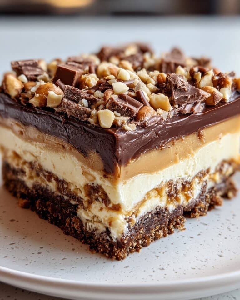 No Bake Turtle Lush: Easy, Decadent Layered Dessert