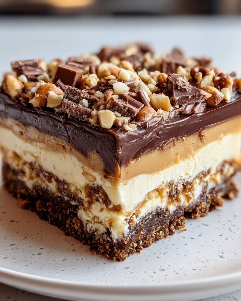 No Bake Turtle Lush: Easy, Decadent Layered Dessert