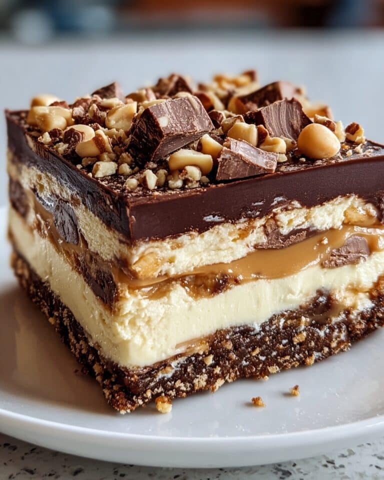 No Bake Turtle Lush: Easy, Decadent Layered Dessert