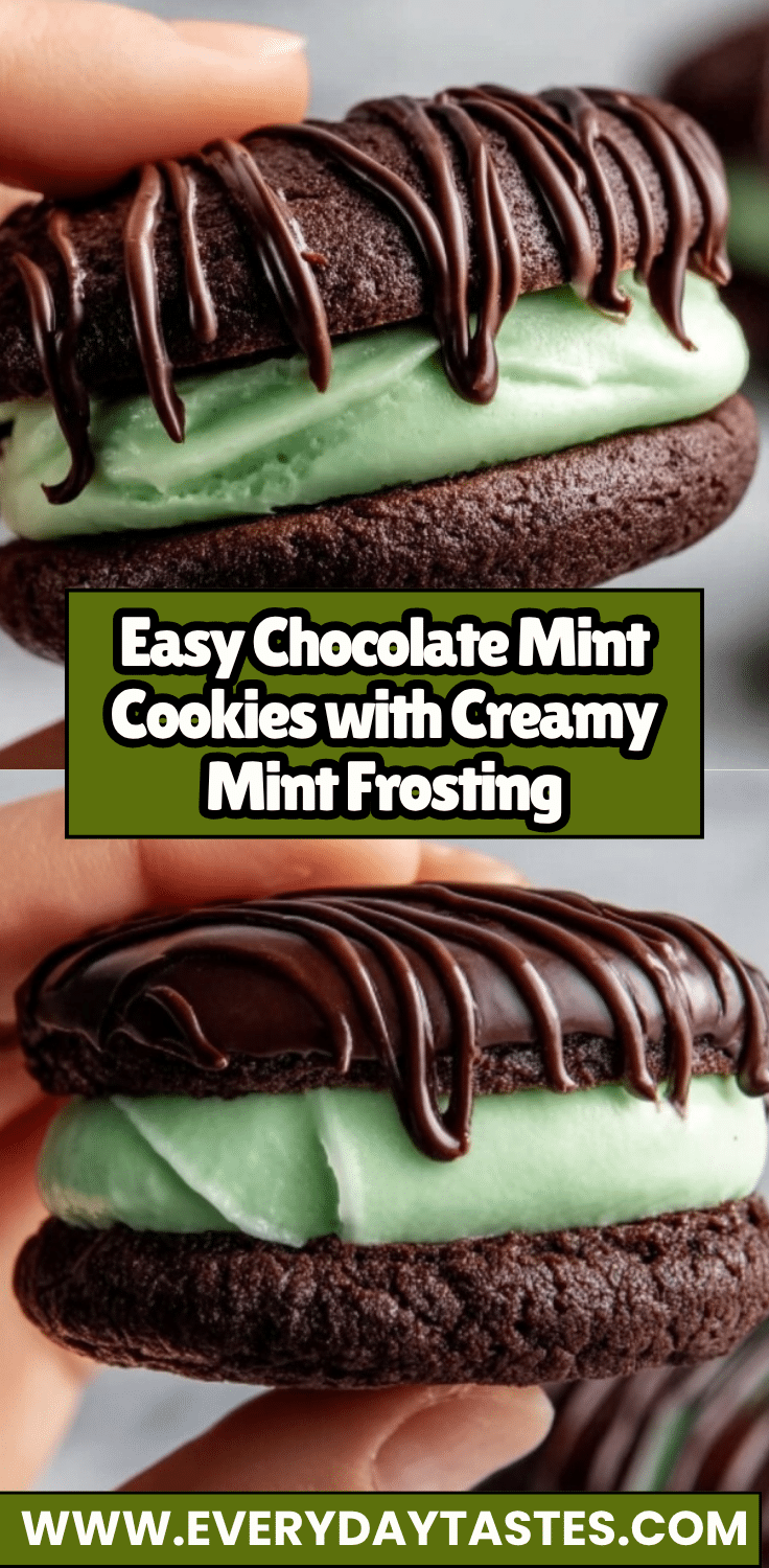 Chocolate Mint Cookies – Decadent, Minty Chocolate Delight